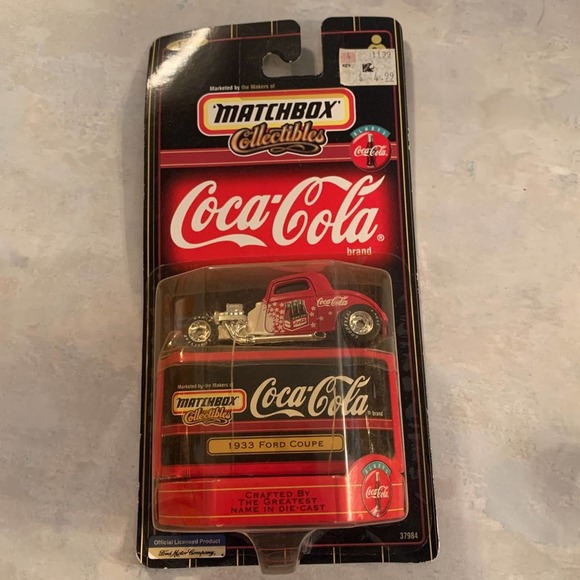 Coca Cola | Accents | Cocacola Matchbox Collectible 33 Coupe | Poshmark